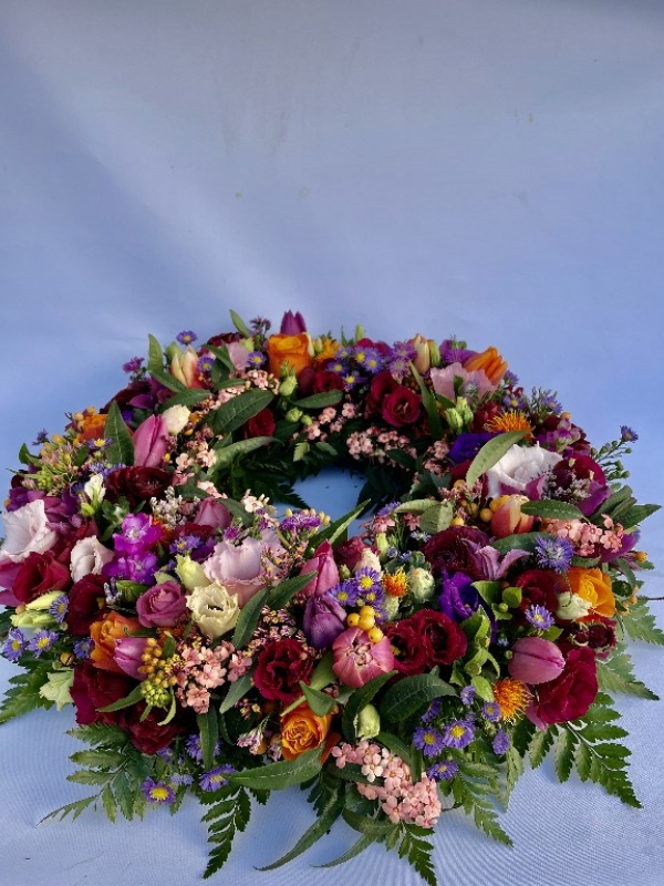 Oasis kranse Til Begravelse - Alma Blomster